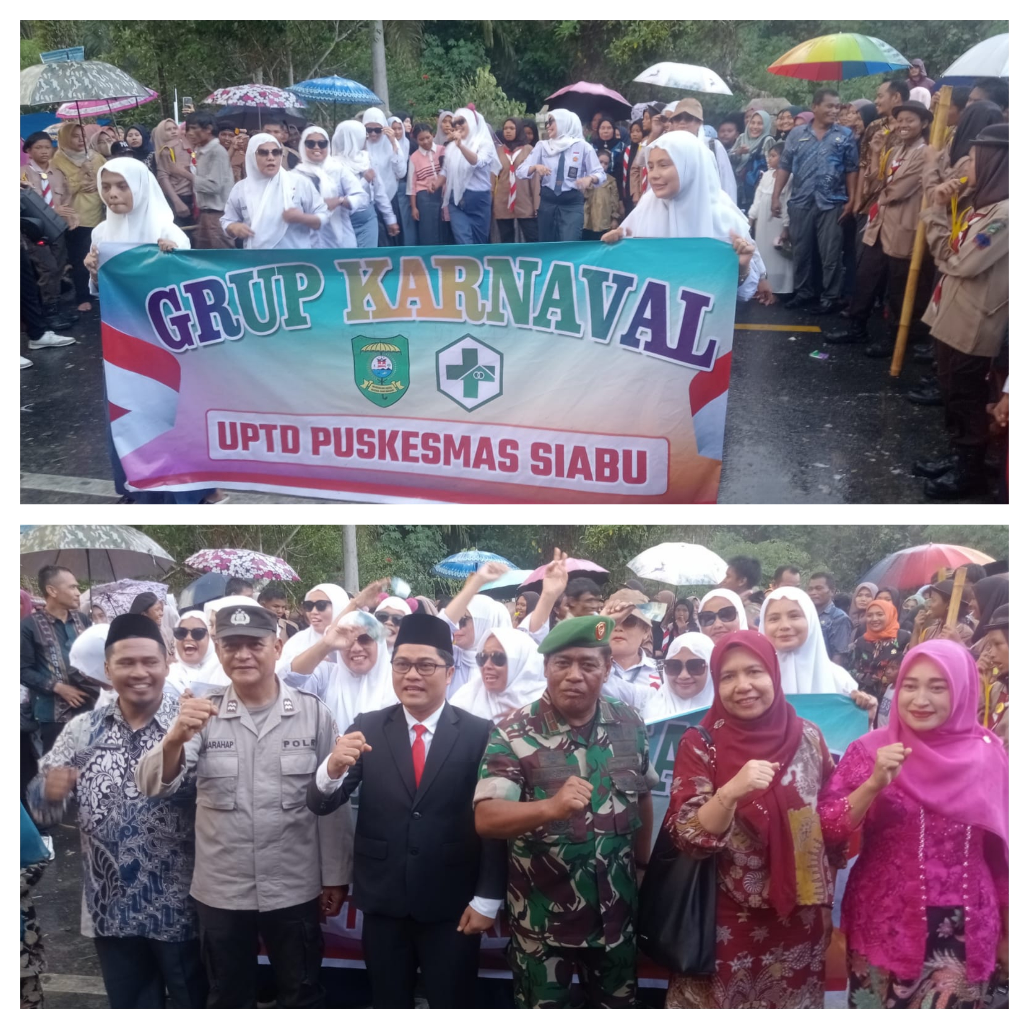 Menarik Perhatian, Peserta Karnaval Puskesmas Siabu Terlihat Elok ...