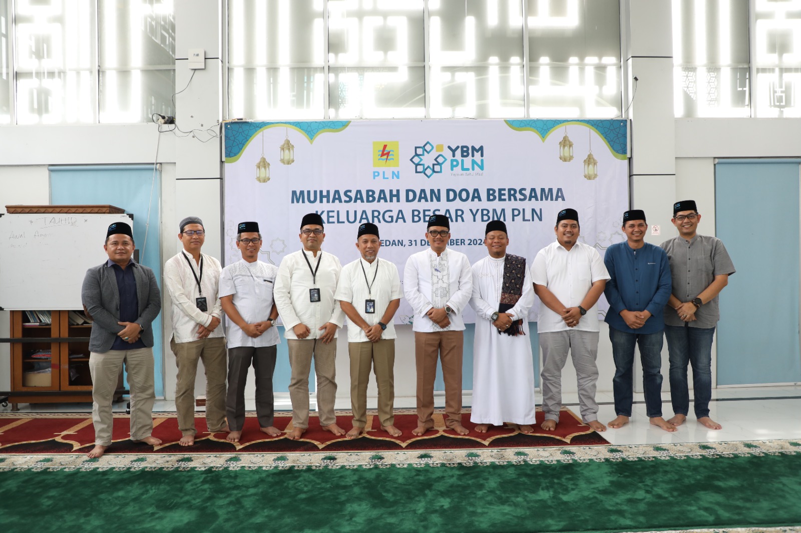 Tutup Tahun 2024, YBM PLN Bersama PLN UID Sumut Lakukan Muhasabah dan Doa Bersama – Rubis.id