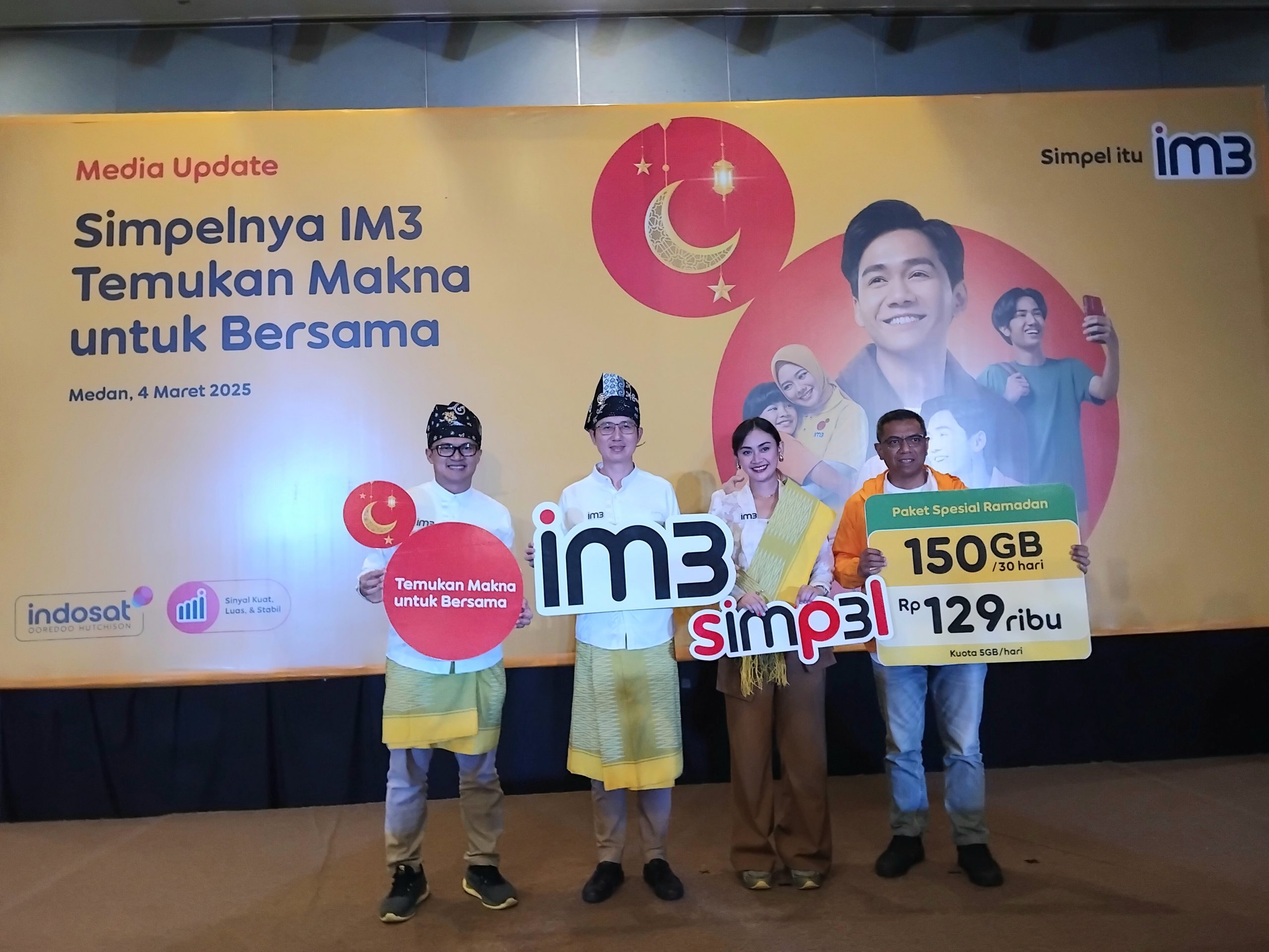 IM3 Ajak Masyatakat Kota Medan Dengan “Simpelnya IM3, Temukan Makna untuk Bersama” di Bulan ...