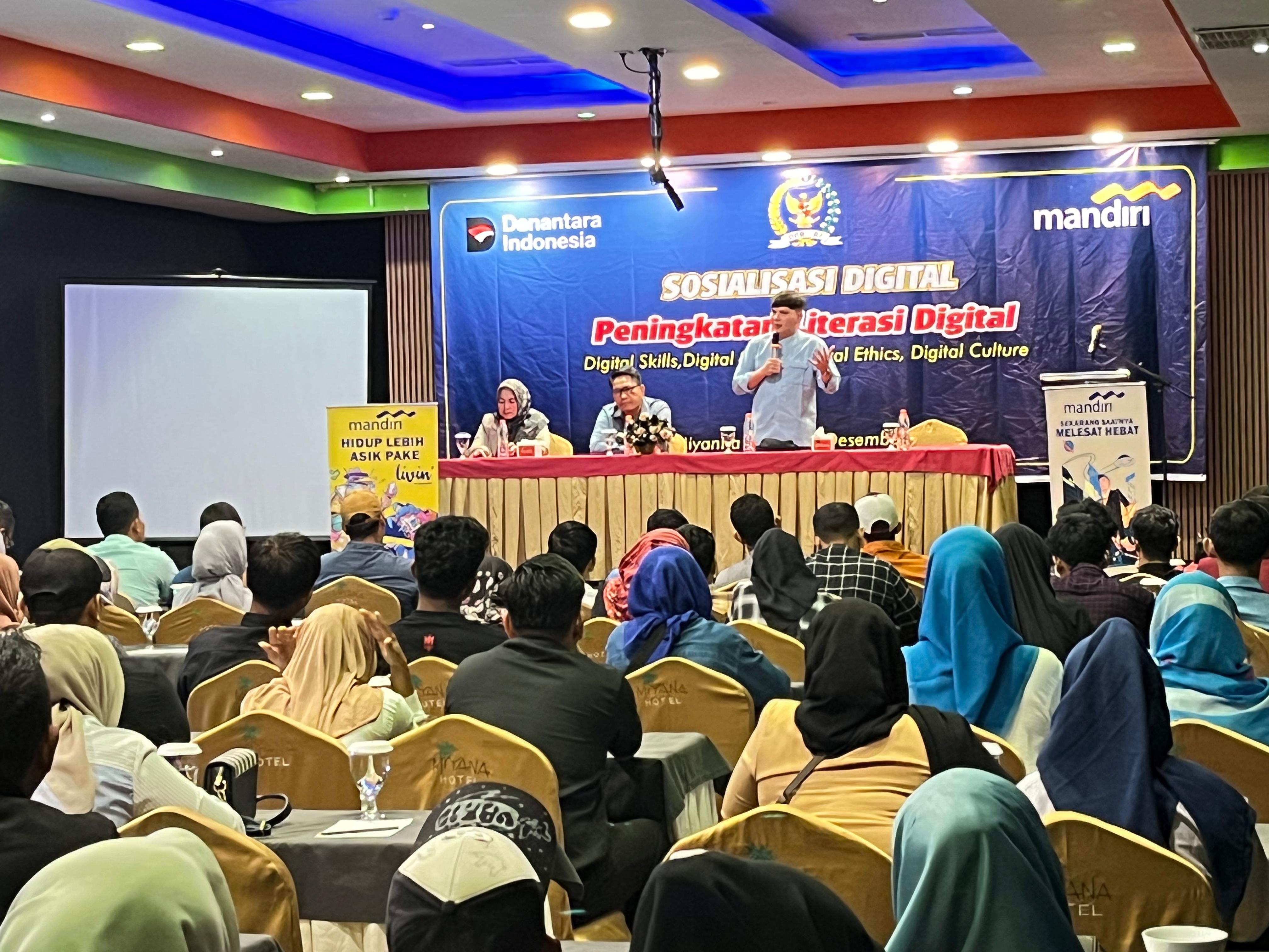 Sosialisasi Digital di Miyana Hotel, DPR RI dan Bank Mandiri Perkuat ...